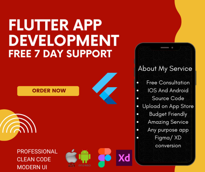 Convert Xd Figma Photoshop Designs To Flutter App By Bluffybroadcast Fiverr