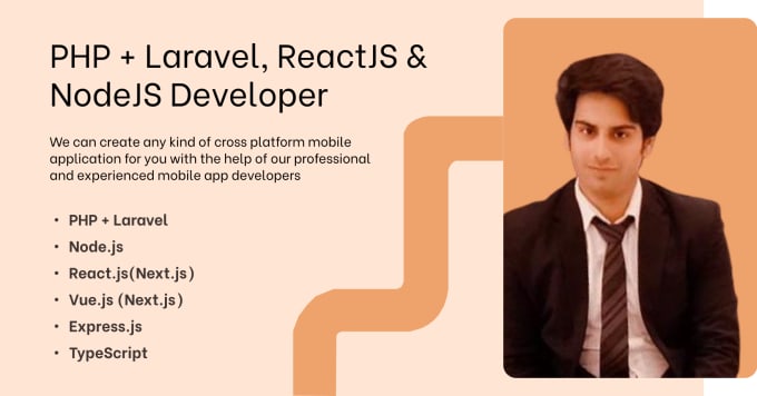 Develop and fix for php laravel, nodejs, reactjs and wordpress by ... Develop and fix for php laravel, nodejs, reactjs and wordpress by ...