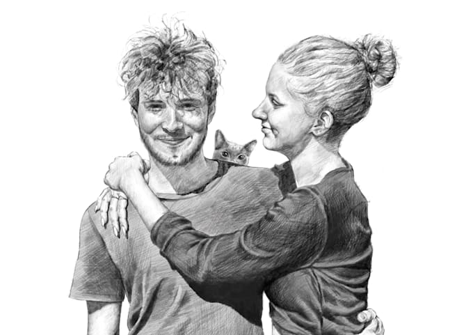 Do portraits and full body drawings for you by Petra_art_11 | Fiverr