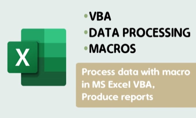 Program excel vba macros and form by Mg_programmer | Fiverr