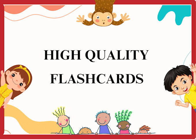 Design high quality flash cards and worksheets for kids by Alishathv ...