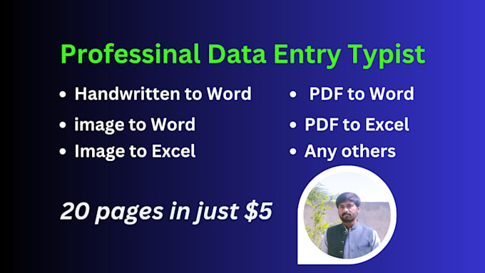 Do fast typing documents job, retype pdf documents by Faisalhayat955 ...