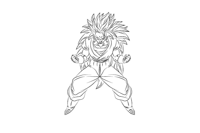 Line art anime high quality and resolution , line art anime character ...