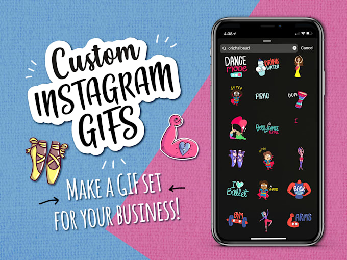 Create custom sticker gif by Ori_chalbaud | Fiverr