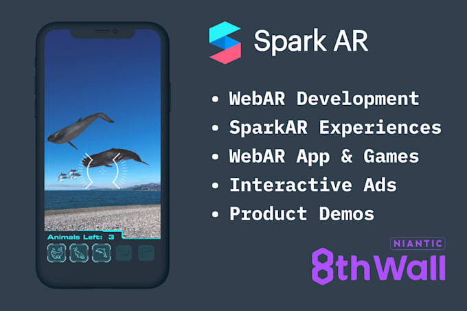 Make you an innovative ar on 8thwall or sparkar by Radosny_ilya | Fiverr