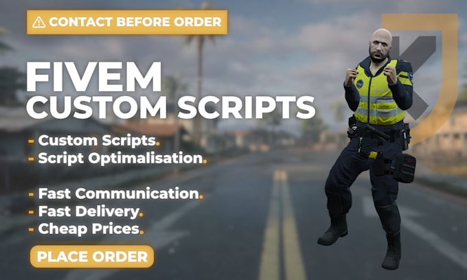 Make a custom fivem script by Kianvr | Fiverr