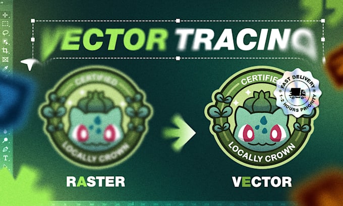 Do tracing your image into vector file by Scienceadct | Fiverr