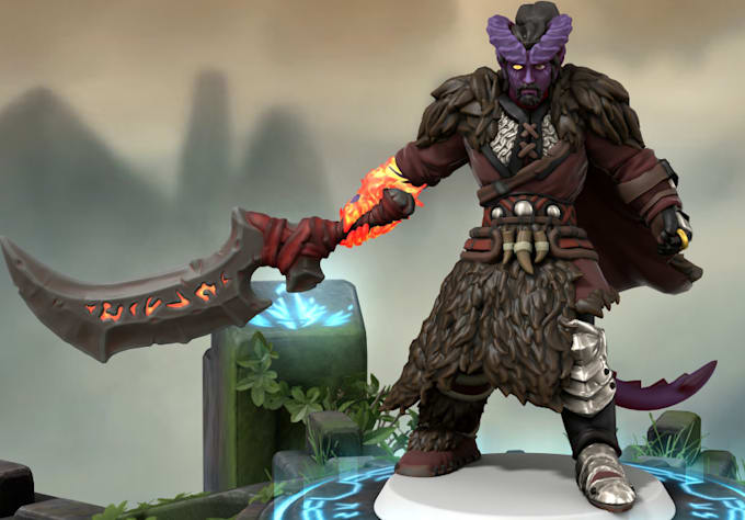 Make custom dungeons and dragons character models by Pinkgradientman ...