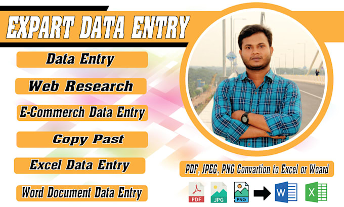 Do data entry virtual assistant for you web scraping web research by Mahibul1996 | Fiverr