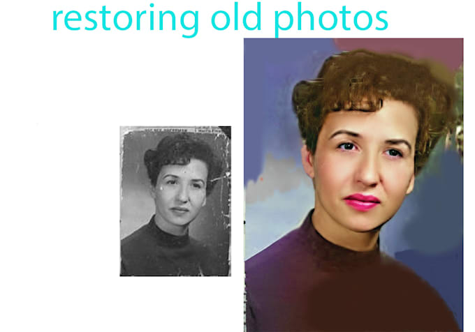 Do restore old photos, upscale low res photo to high resolution and ...
