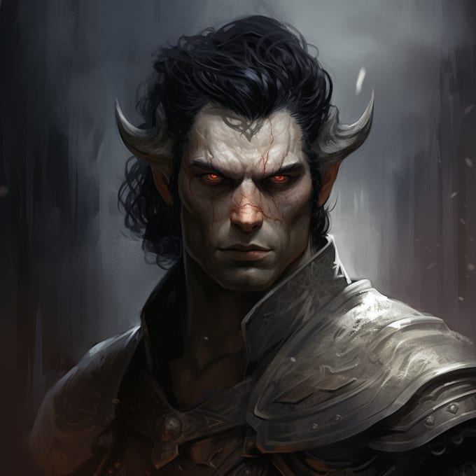 Make a fantasy character art for dnd or similar by Tokjabcu65 | Fiverr