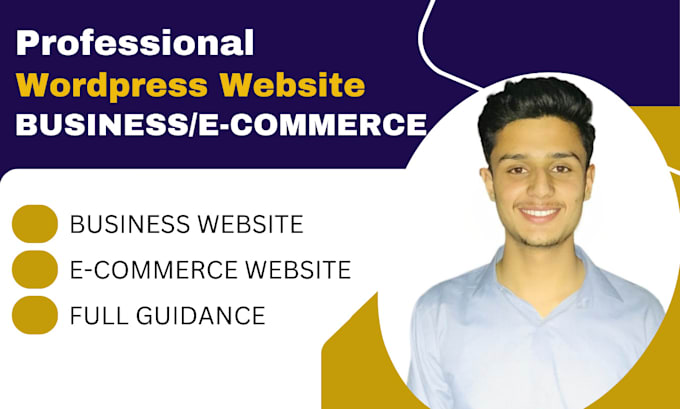 Create and design a wordpress website professionally by Farhan_khal ...