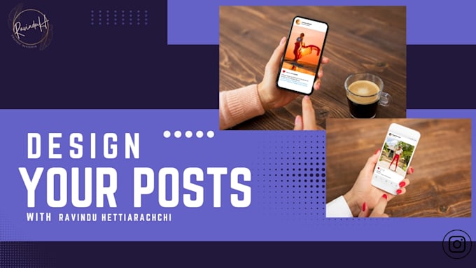 Design social media posts for your brand by Ravinduh_ | Fiverr