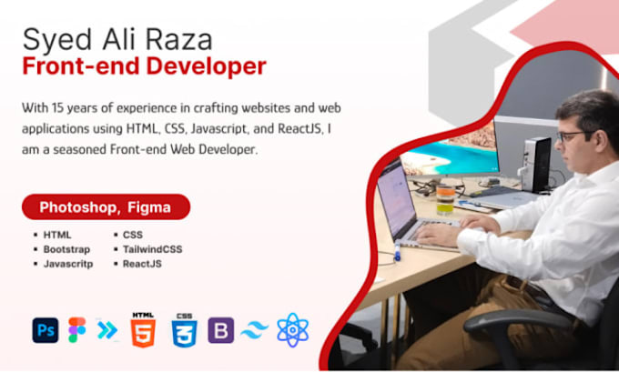 Do Figma To Html Tailwind Css Bootstrap By Alirazadth Fiverr 9202