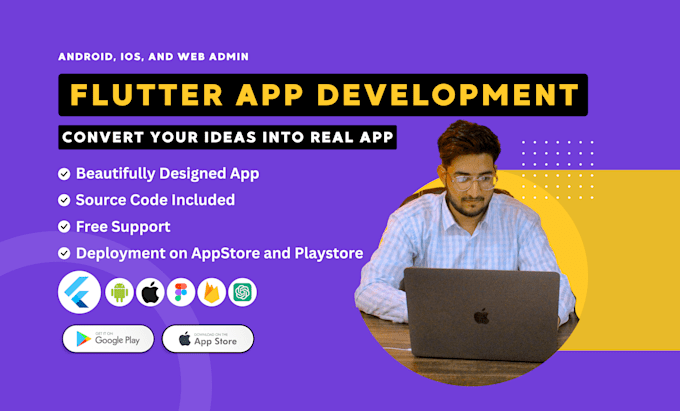 Do Flutter App Development And Make An App For Ios And Android Using Firebase By M Hasnainelahi