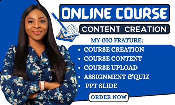 Create online course content, ebook online course creation, course ...