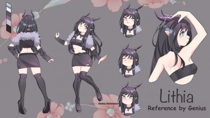 Draw anime character design sheet by Genius_ref | Fiverr Draw anime character design sheet by Genius_ref | Fiverr
