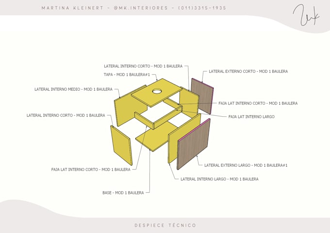 Model your 3d furniture in a tecnical way with components and cutlist ...