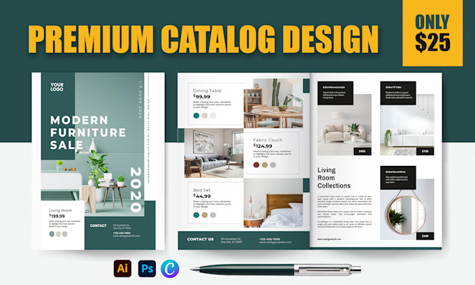 Design professional and unique product catalog and brochure by Designit ...