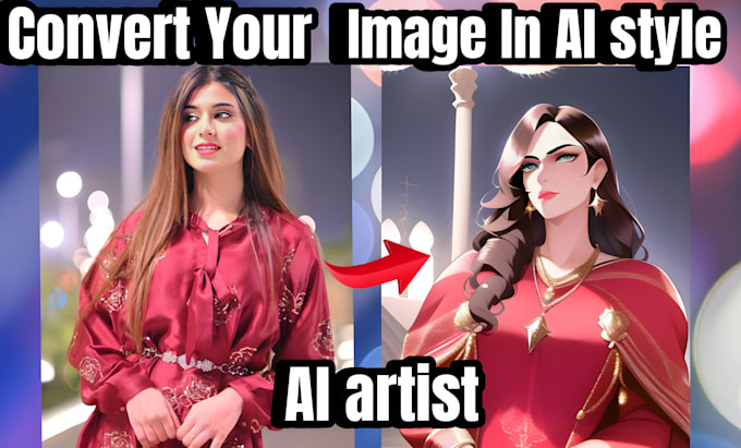 Convert your image in ai manga style professional ai artist by ...