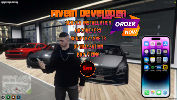 Be your fivem developer and fix or create your server by Its_swe | Fiverr