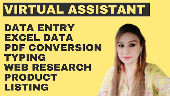 Be your fastest virtual assistant for data entry and typing by ...