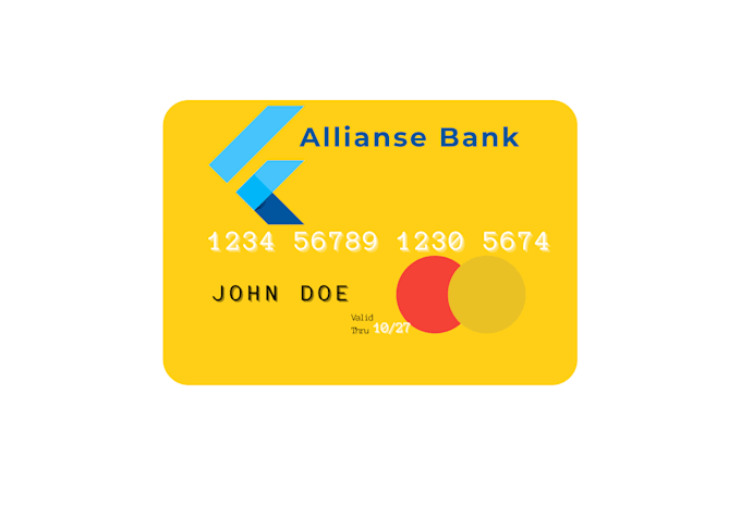Design a simplistic credit card by Evonnesirinis | Fiverr