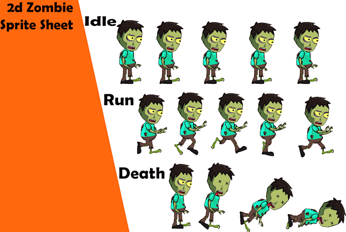 Create 2d games sprite sheet for you by Salimabdellaoui | Fiverr