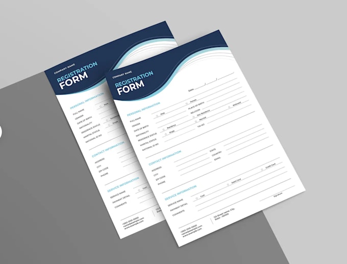 Convert and design a creative fillable pdf form by Iamnath_ | Fiverr