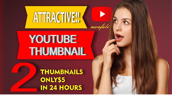 Custom youtube thumbnails that drive clicks and engagement by Nwafali | Fiverr