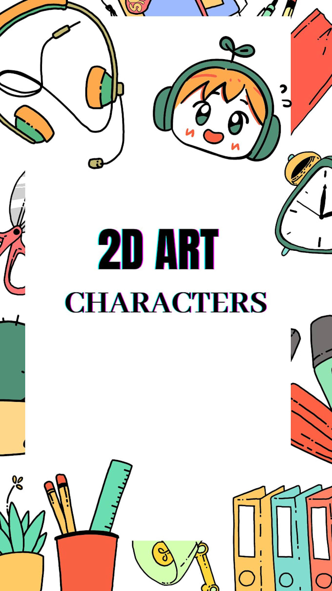 Draw you 2d video games concept art character and asset by ...