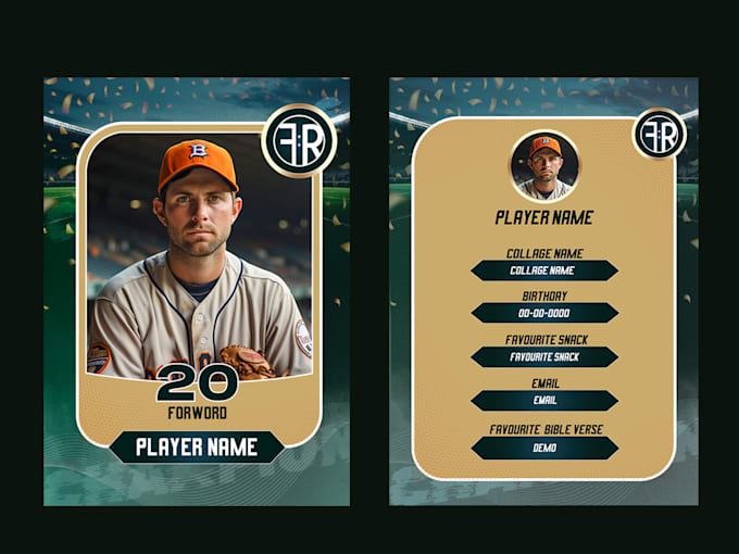 Design custom trading cards, sports cards and card template by ...