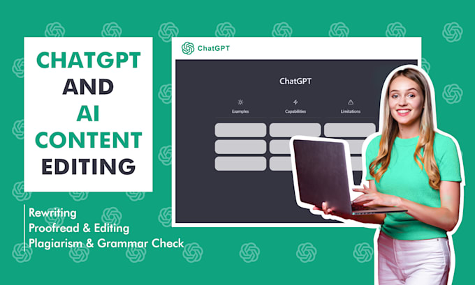 Manually edit and paraphrase ai and chatpgt content by Haniiyaa_ | Fiverr