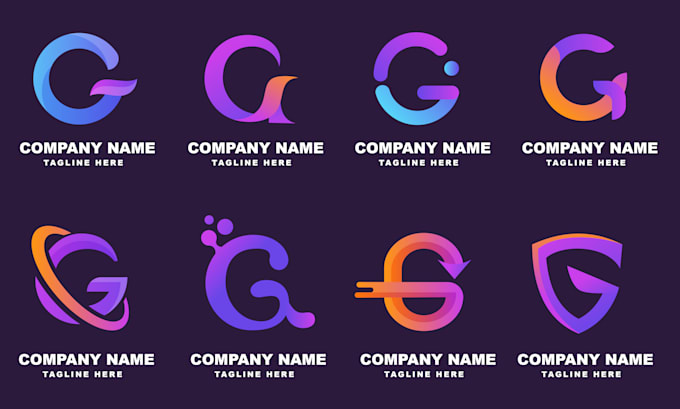 Design gradient minimalist logo for your business by Saimabashir826 ...