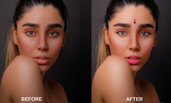Do face retouching look like professional model by Pattemsaran | Fiverr