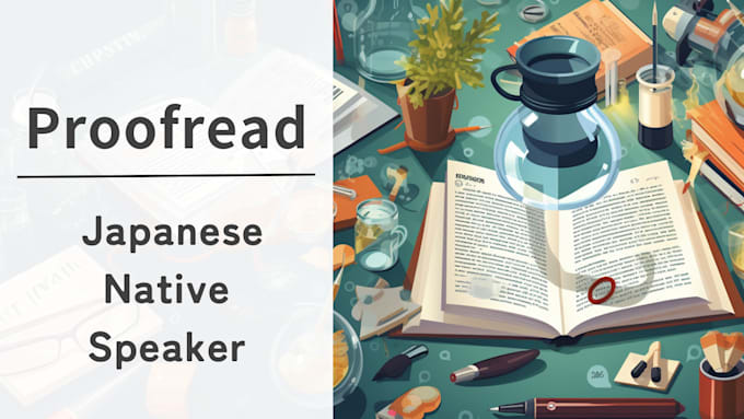 Proofread or translate into native japanese manually by Lepa_lepa | Fiverr