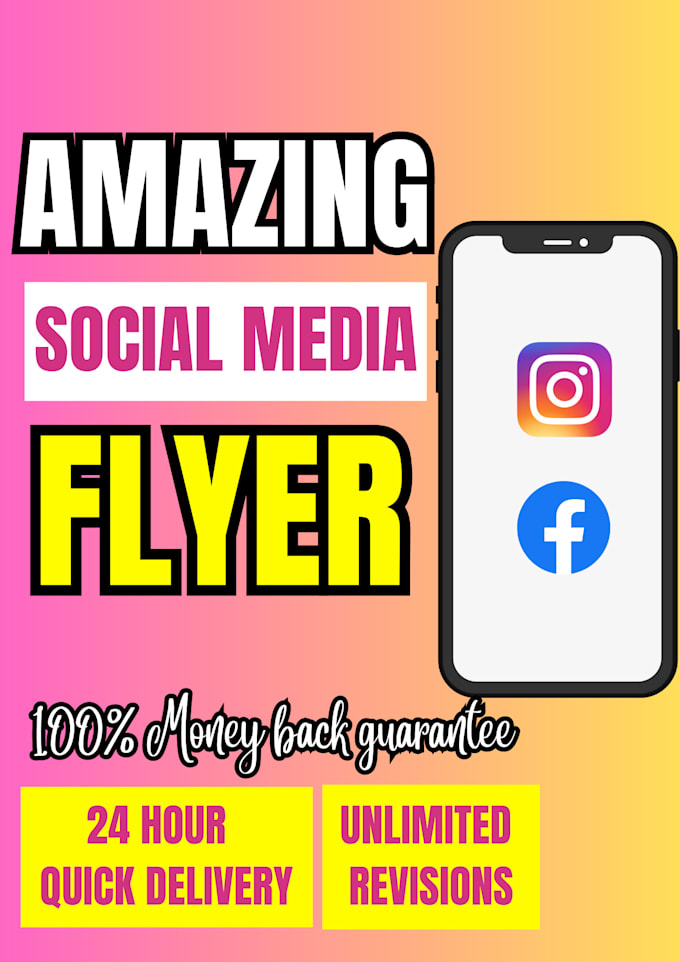 Design an amazing insta and fb social media flyer in 20 hrs by Murtaza ...