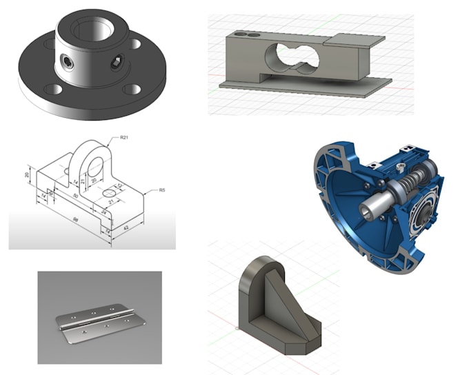 Do 2d And 3d Modeling On Solid Works Fusion 360 And Autocad By Bilalzia002 Fiverr