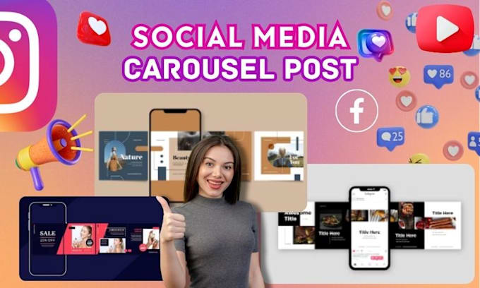 Design carousel creative posts for your social media by Ghufrantariq551 ...