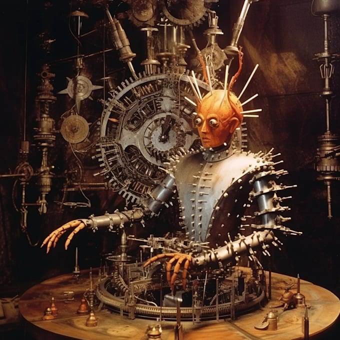 Draw custom animal robot, mecha, cyborg character design by Beavaros ...