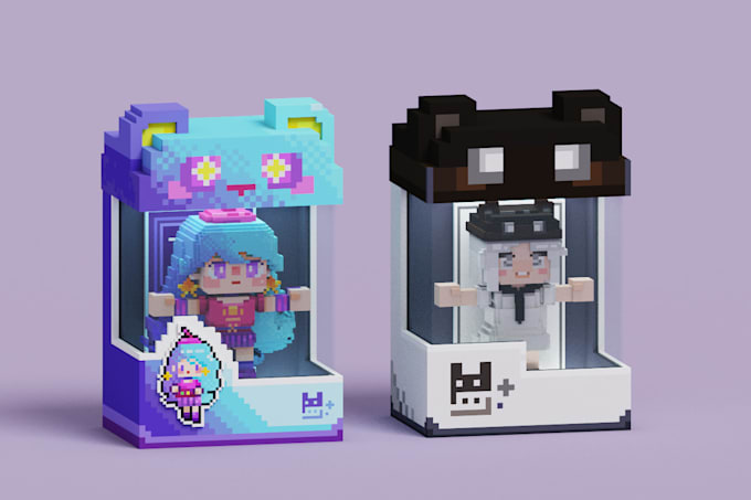 Design a unlque voxel doll box for you by Bwduse | Fiverr