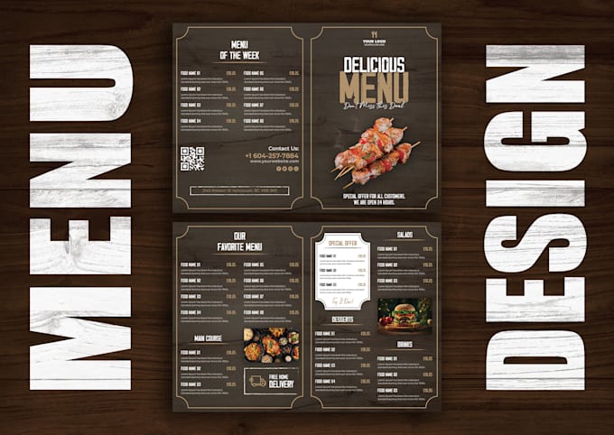 Create creative restaurant menu design, menu board and food flyer by ...