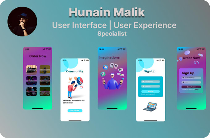 Develop prototypes for apps and websites by Hunainmalik233 | Fiverr