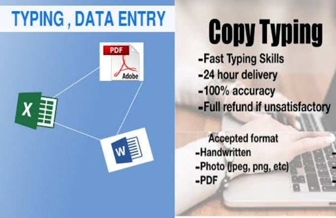 Do data entry of word ,excel and powerpoint by Shivam_gangwar1 | Fiverr