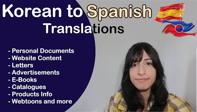 Translate from korean to spanish by Samcorreiag | Fiverr