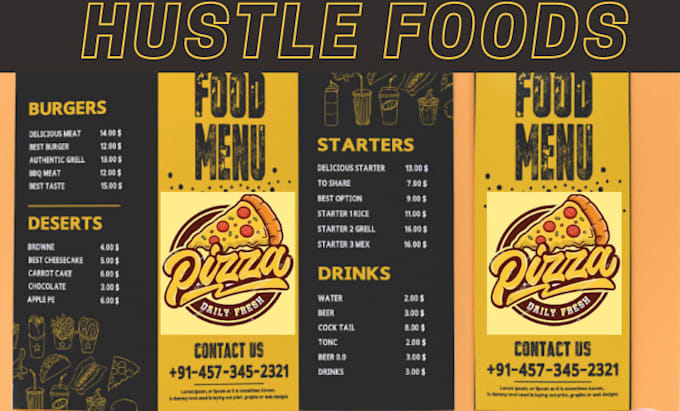 Create an visually appealing flyer design, menu and posts by Nb ...