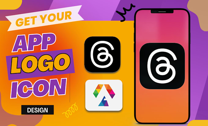 Craft custom mobile app icon, app logo design, vector icon, and splash ...