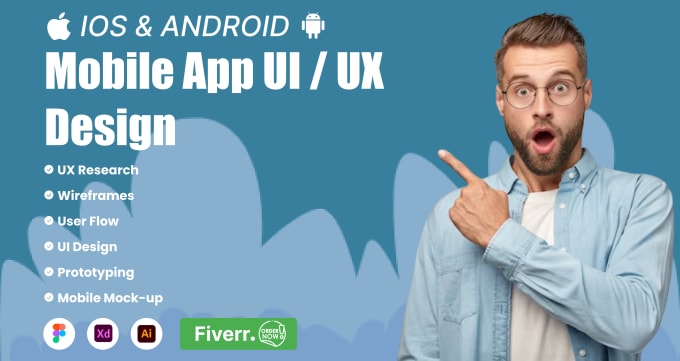 Ui ux design for android and ios mobile apps by Ahmad_x_design | Fiverr