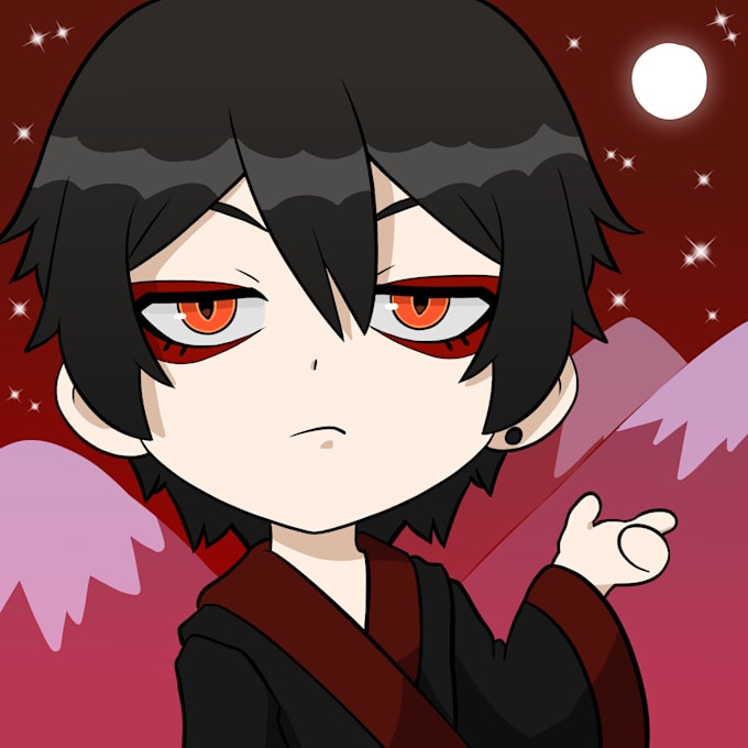 Draw awesome and cute anime pfps and icons by Redbreadboi | Fiverr