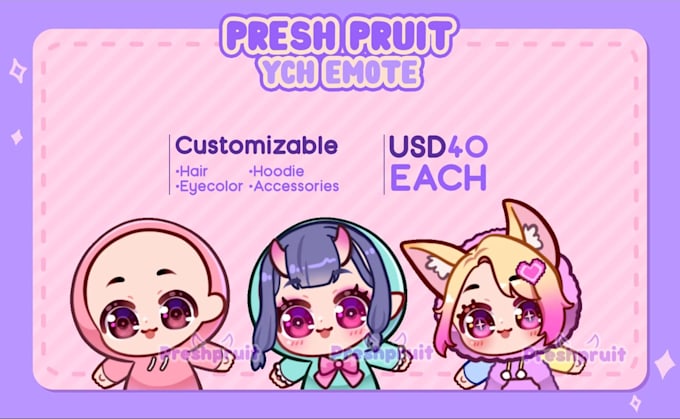 Draw an animated ych wiggle emote with your character by Preshpruit ...